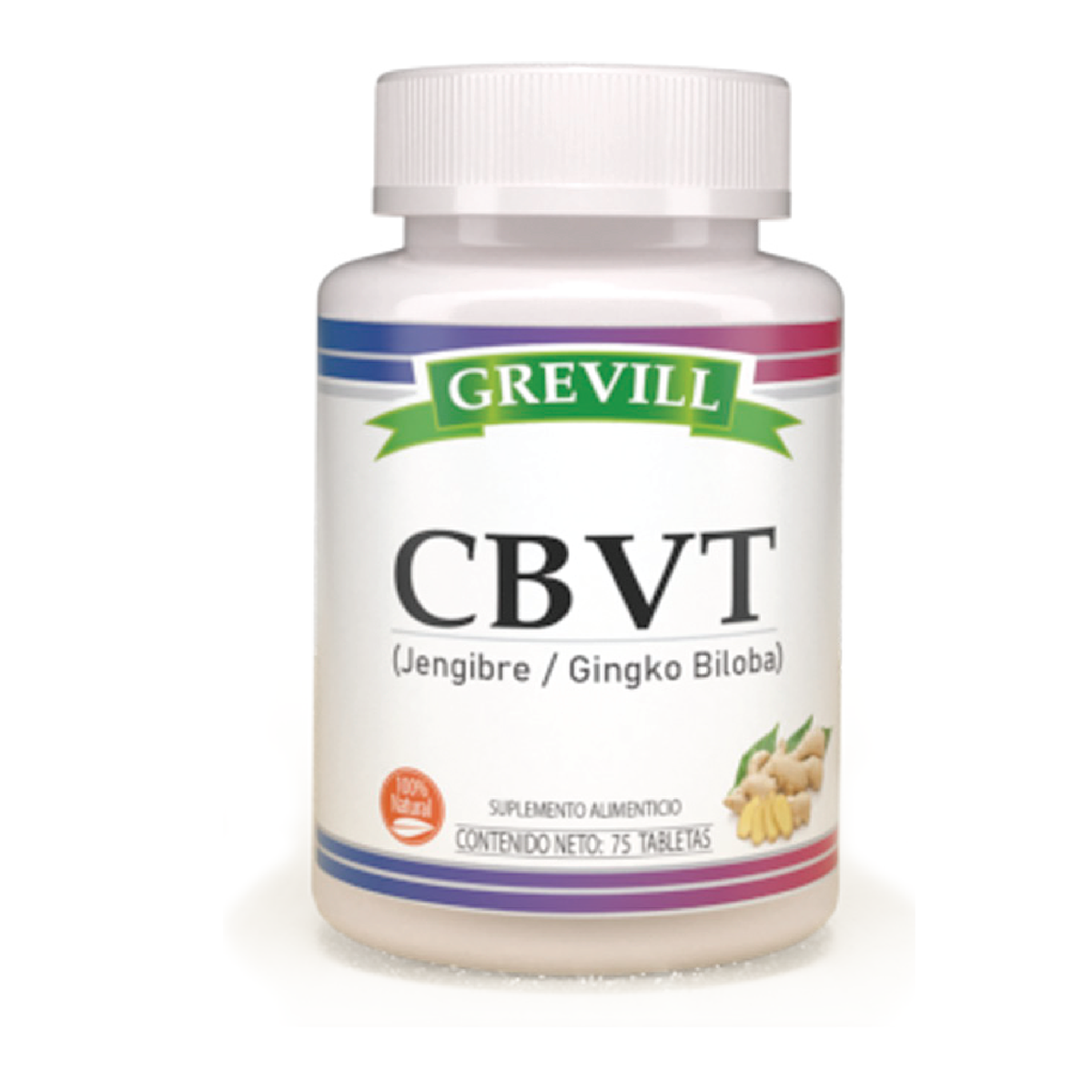 75 tabletas ingredientes principales ácido glutámico ginkgo biloba ...